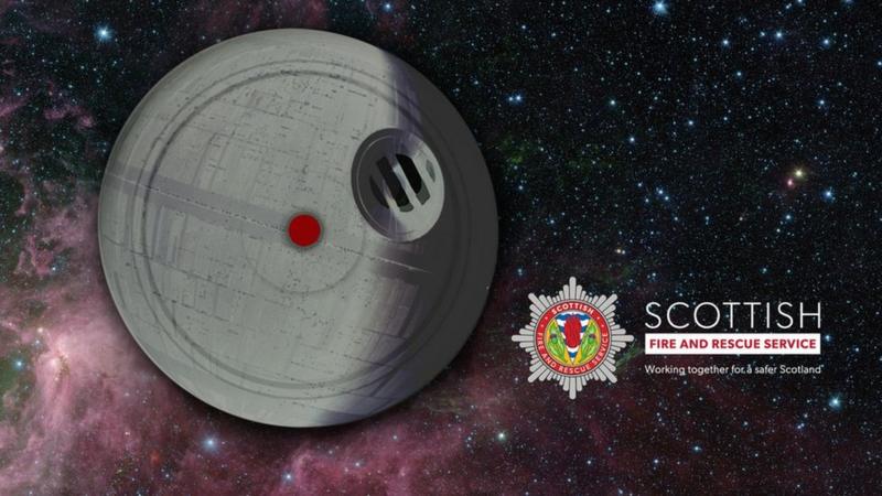 Star Wars-themed fire safety messages released online - BBC News