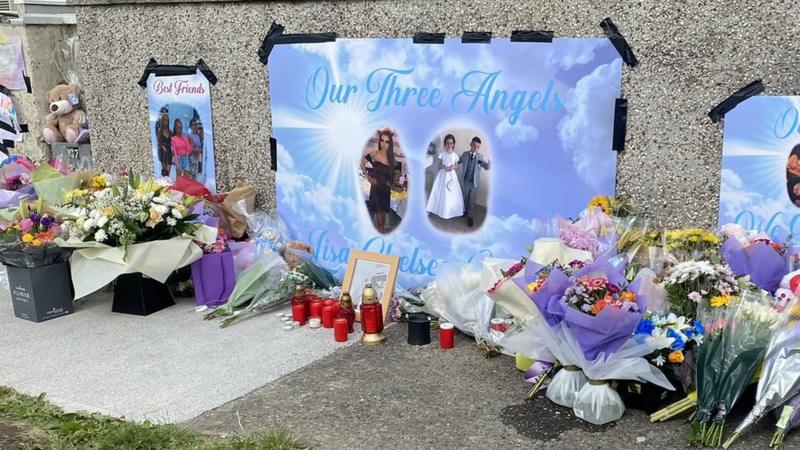 Tallaght, Dublin: Vigil held for siblings killed in attack - BBC News