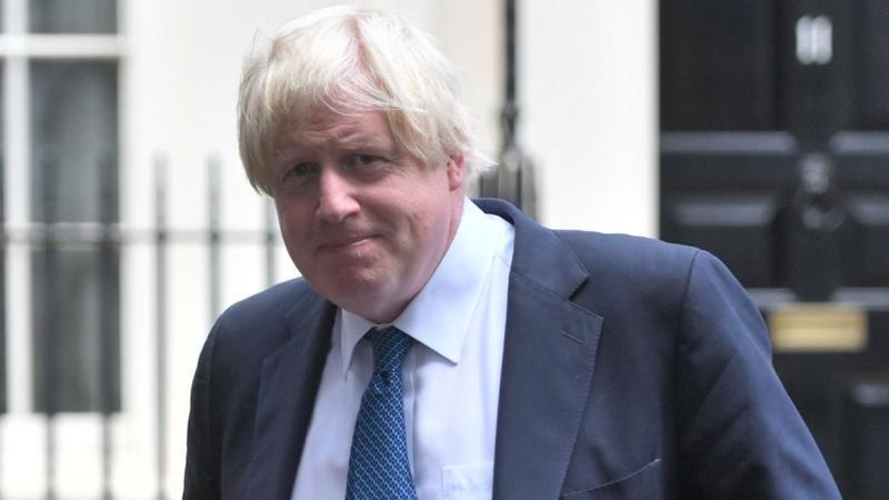 Boris Johnson insists he is 'all behind' May over Brexit - BBC News