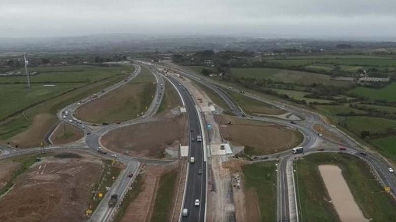 A30 dual carriageway in Cornwall opens after four-year upgrade - BBC News