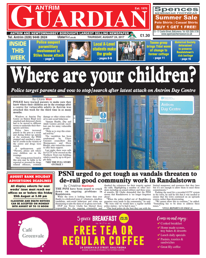 NI weekly paper review: Floods and anti-social behaviour - BBC News