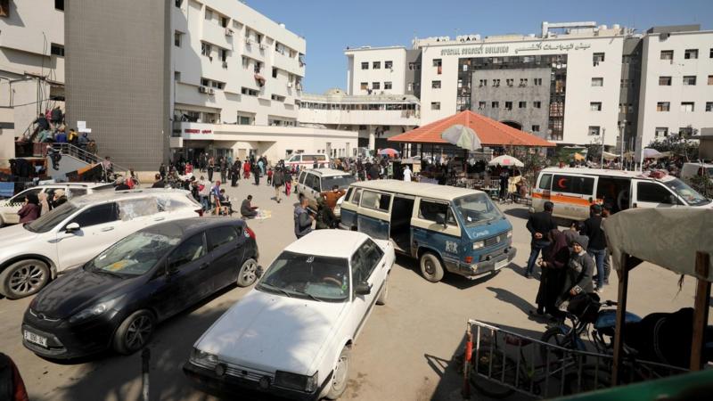 Gaza's al-Shifa hospital in ruins after two-week Israeli raid - BBC News