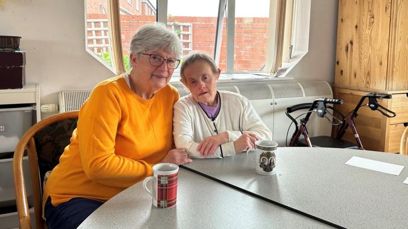 Carer and woman with Down's syndrome 'like sisters' - BBC News