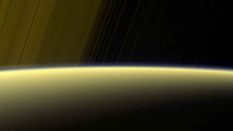Cassini skims Saturn's atmosphere - BBC News