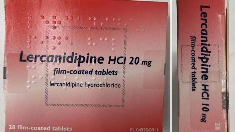 Lercanidipine: blood pressure drug recalled after wrong dose printed on ...