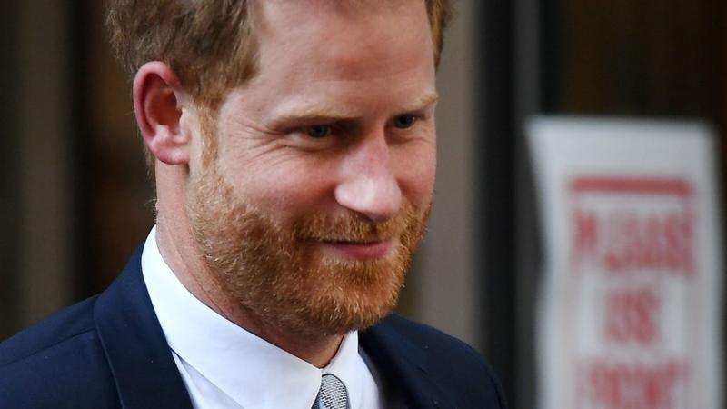 Prince Harry 'happy to be back in UK' during London trip - BBC News