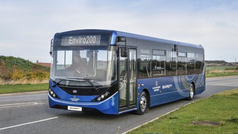 Workers at Falkirk bus maker ADL strike over pay - BBC News