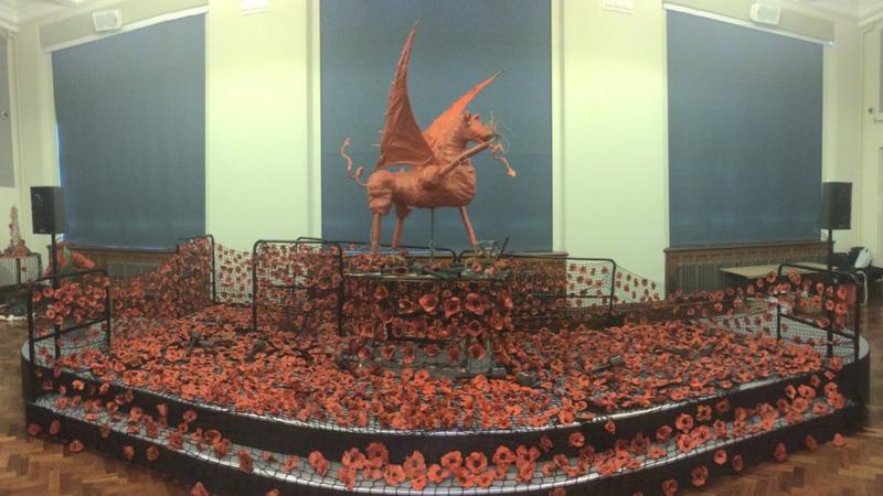 Bloody battle of Mametz Wood commemorated 100 years on - BBC News