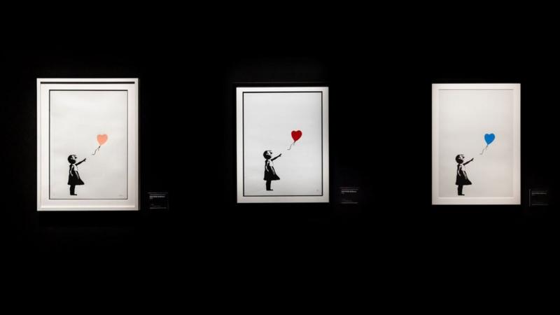 Banksy: Largest collection of artworks to go on show in Soho - BBC News