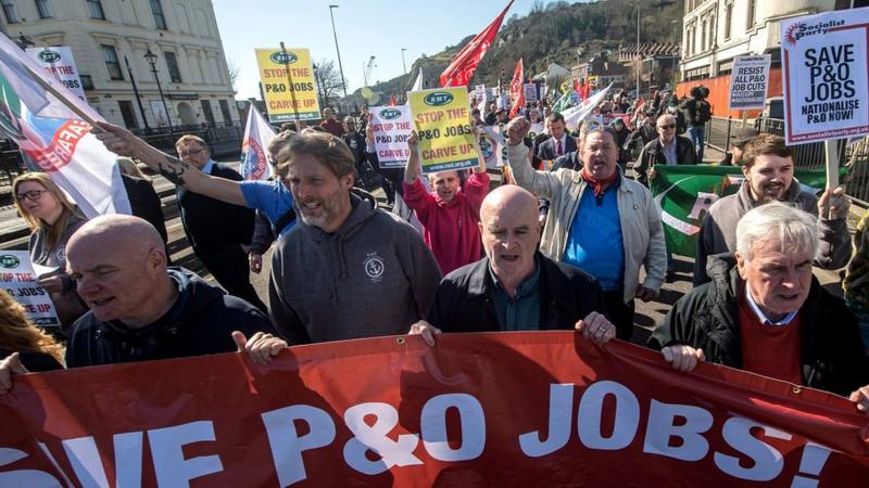 Calls for P&O Ferries boss Peter Hebblethwaite to resign grow - BBC News