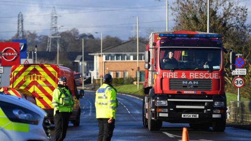 Treforest Industrial Estate: Explosion leaves one unaccounted for - BBC ...