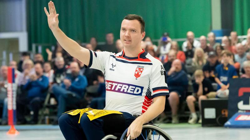 England wheelchair rugby league: Jack Heggie scores 28 points in 58-28 ...