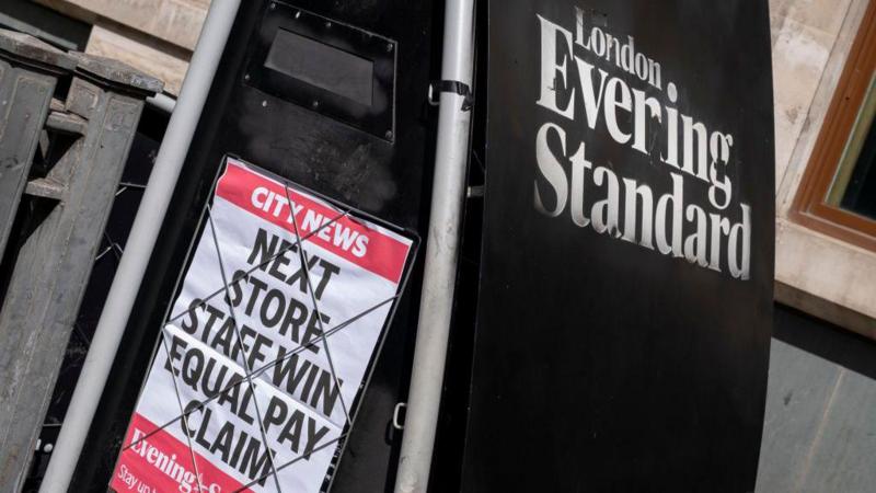 London Evening Standard: Final print as paper becomes weekly - BBC News
