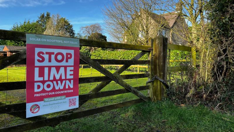 Lime Down Solar Park planning application is submitted - BBC News