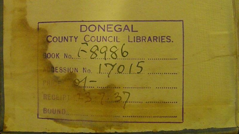 Donegal library book returned after more than 80 years - BBC News