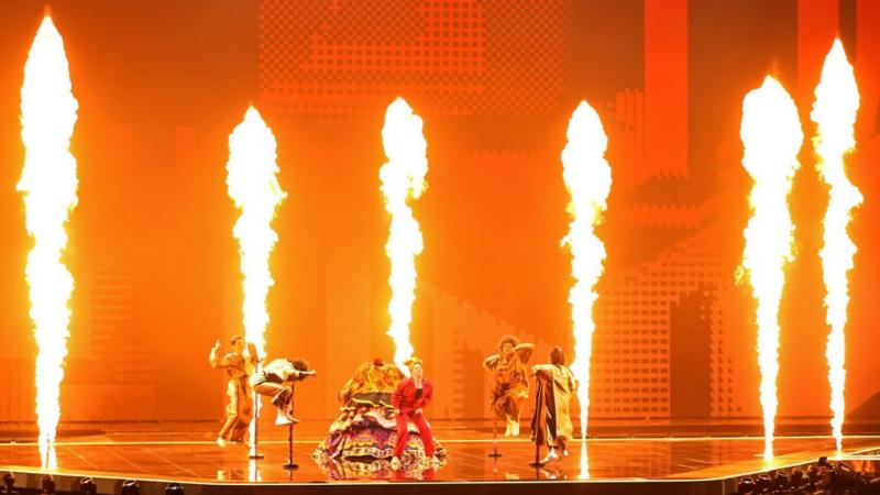 Eurovision 2021 in pictures: The best of the ceremony - BBC News