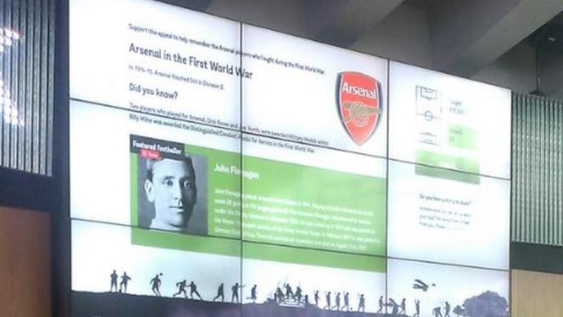 Football's WW1 legacy to be honoured at centenary wood - BBC News