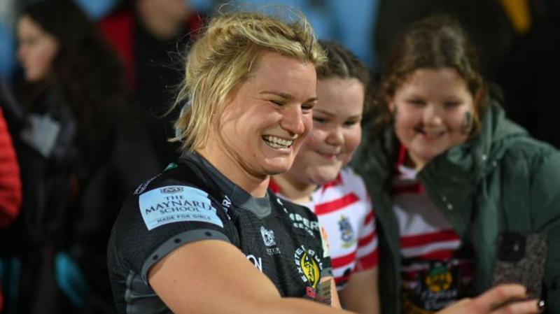 Rachel Johnson: Exeter Chiefs number eight to retire from club - BBC Sport