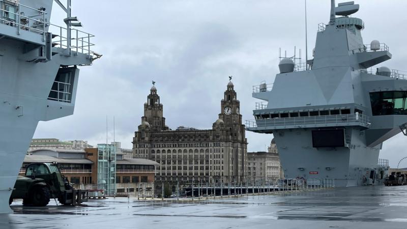 HMS Prince of Wales: Ship gets freedom of city on "emotional" day - BBC ...