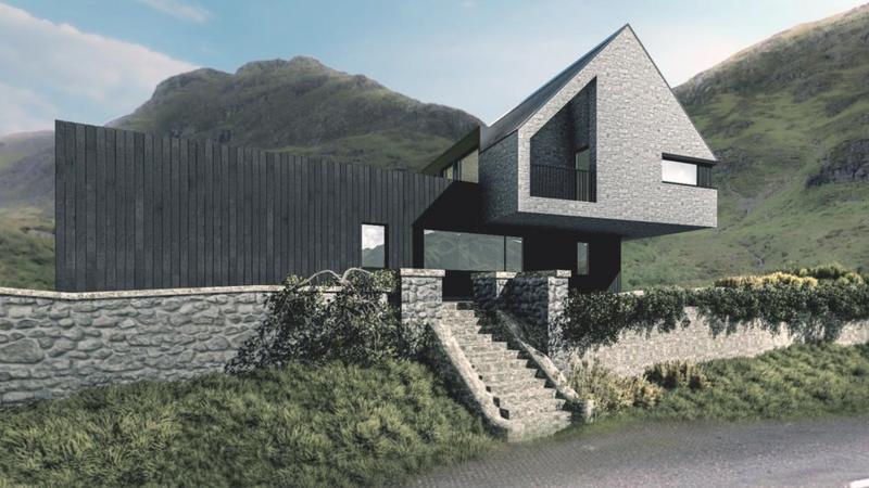 New design to replace Jimmy Savile cottage in Glen Coe - BBC News