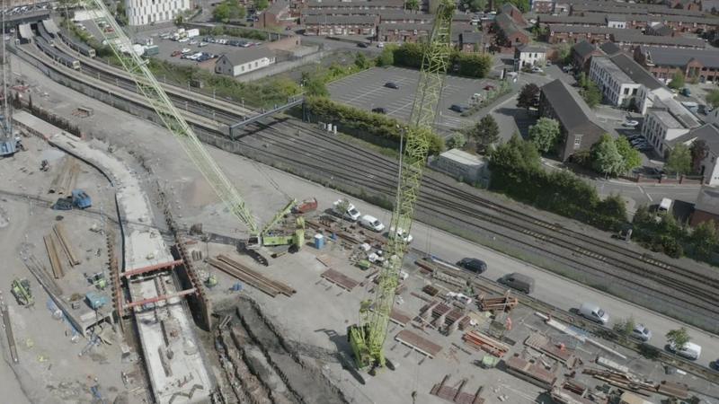 Belfast Transport Hub: New images show progress of central station ...