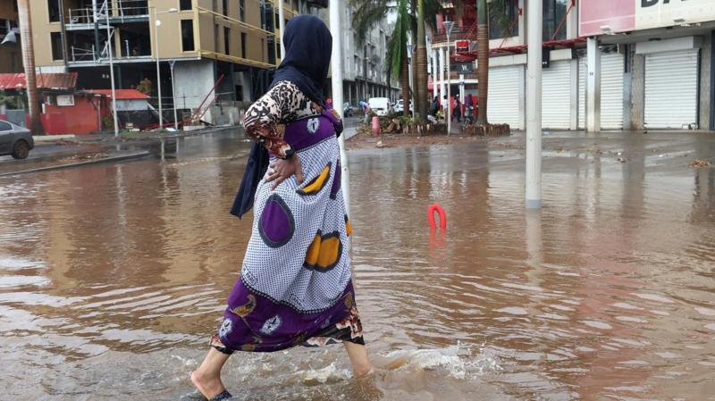 Mayotte hit by floods and mudslides from second storm Dikeledi - BBC News