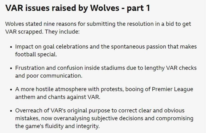 VAR vote: Premier League clubs unlikely to vote to scrap VAR - BBC Sport