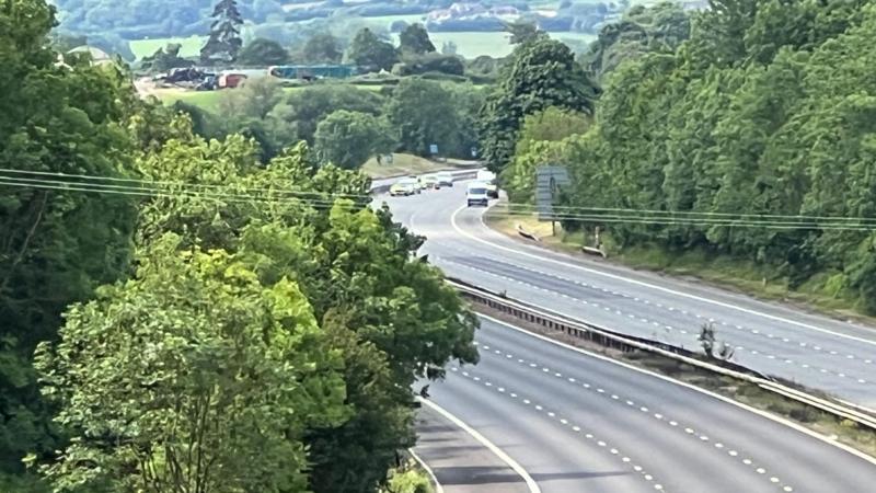 M5 closed northbound after teen and two adults killed in crash - BBC News