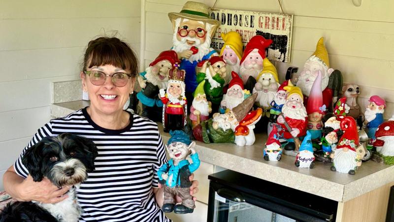 Meet the North Yorkshire woman who restores garden gnomes - BBC News