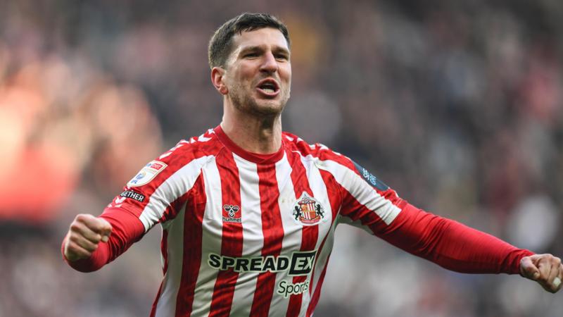 Mepham's first Sunderland goal secures victory over Cardiff City - BBC ...