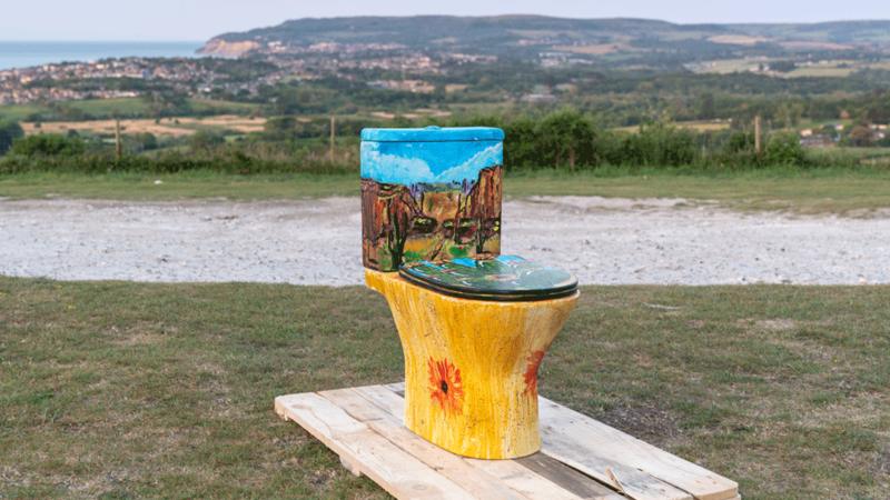 Is 'Bogsy' behind mysterious toilets on Isle of Wight? - BBC News