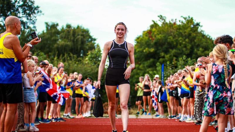 'This is just the beginning' says teenage Olympian Phoebe Gill - BBC News