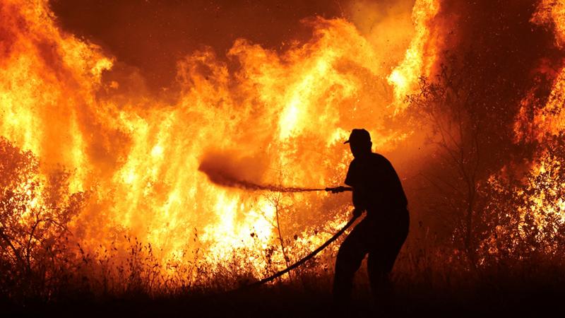 Greece fires in maps and satellite images show extent of damage - BBC News