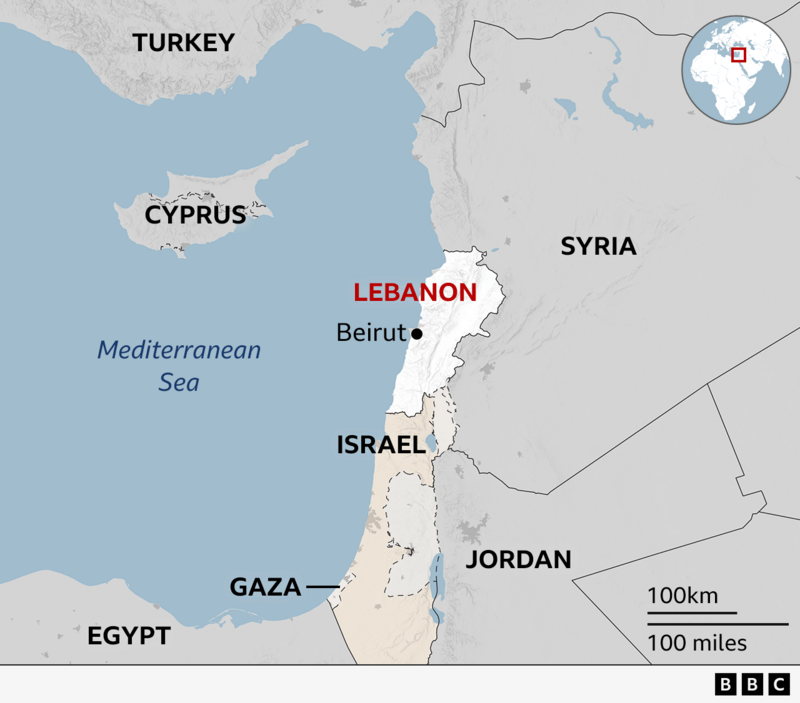 Israel-Lebanon in maps: Tracking the conflict with Hezbollah and Iran ...