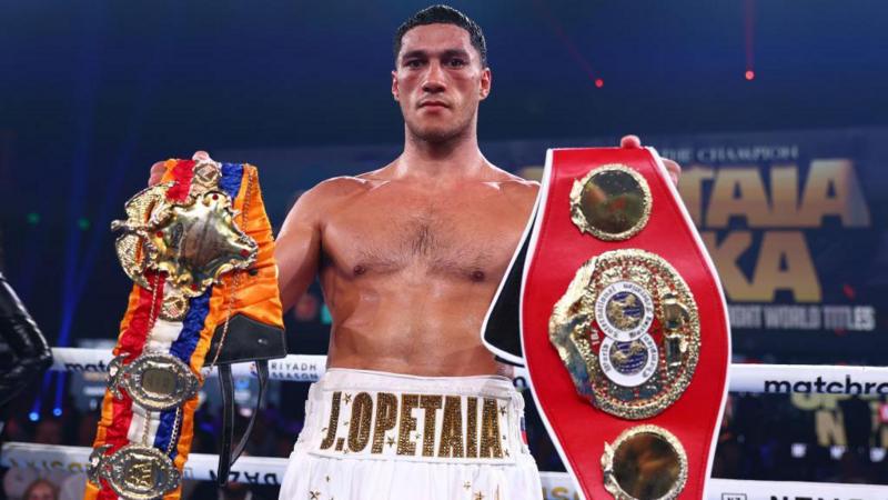 Jai Opetaia: Cruiserweight world champion knocks out David Nyika in ...