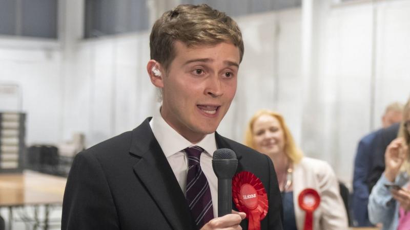 Keir Mather MP: Out and about with the 'Baby of the House' - BBC News