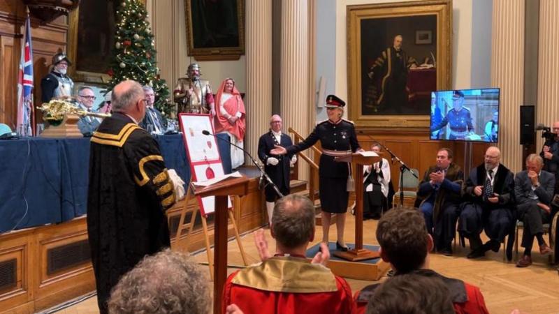 UK's o﻿ldest town Colchester officially becomes newest city - BBC News