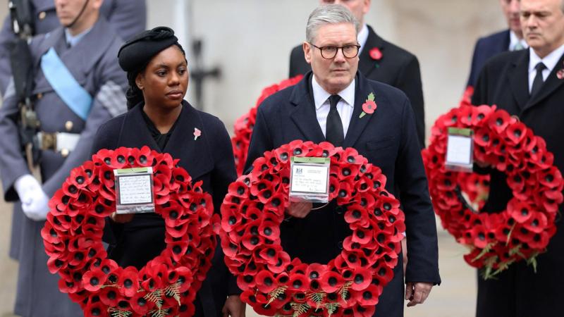 Remembrance Sunday 2024: Pictures of the ceremony at the Cenotaph - BBC Newsround