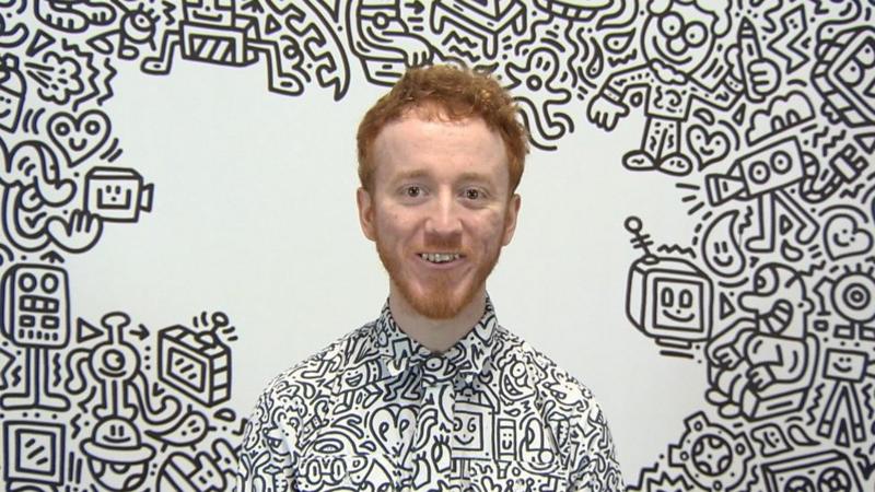 Mr Doodle: Documentary made about Kent artist - BBC News