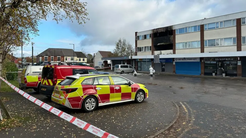 Explosion at Burntwood flats accidental - investigators - BBC News
