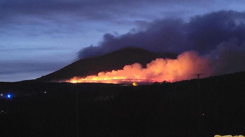 Mourne Mountains: Fresh fires in Mournes after weekend arson - BBC News
