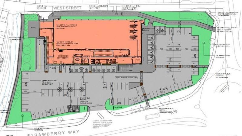 Strawberry Line route extended after supermarket plans approved - BBC News