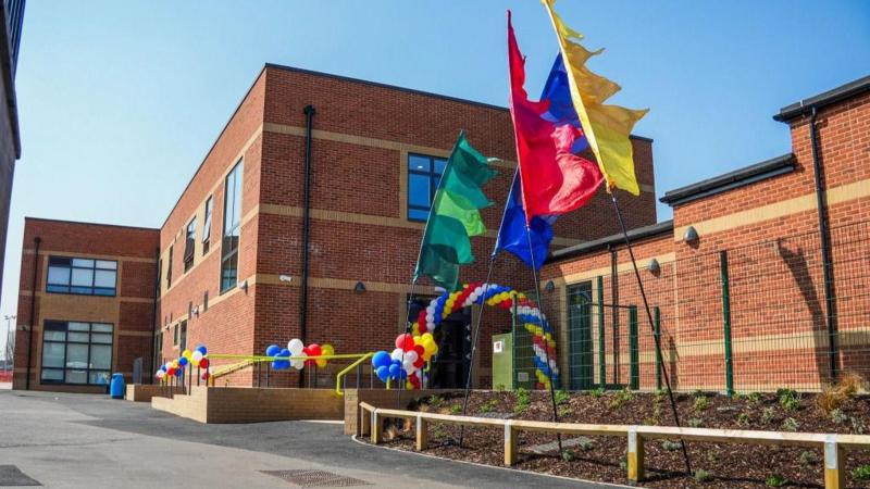 SEND school in Addlestone opens new pool and classrooms - BBC News