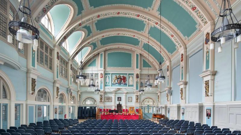 Birmingham school with vaulted hall granted rare listed status - BBC News