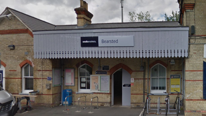 Bearsted: Ashford to Maidstone rail services halted by train fire - BBC ...