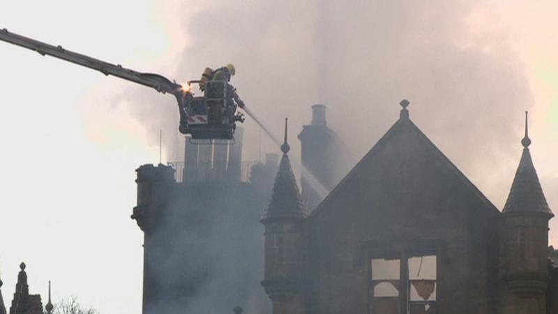 Cameron House fire: Two dead and three treated in hospital - BBC News