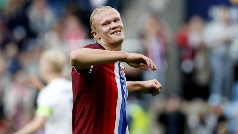 Norway 11-1 Moldova: Erling Haaland scores five as Norway edge towards ...