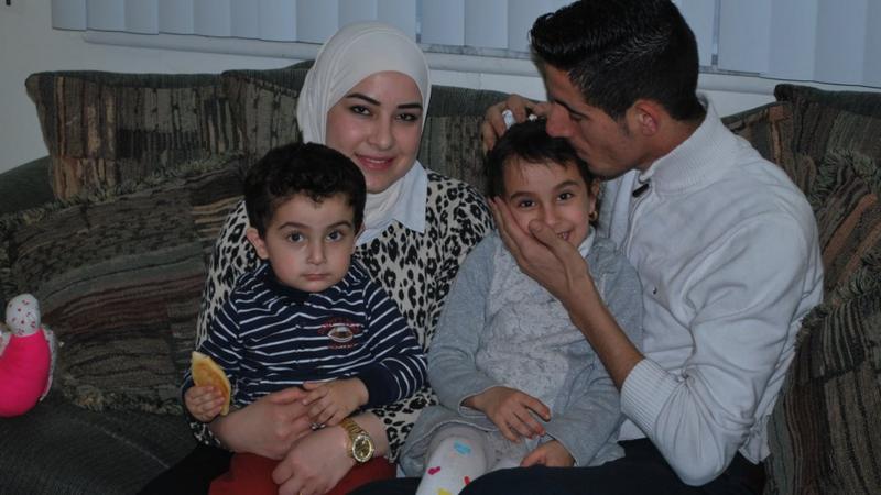 Syrian refugees' move to US was 'the happiest day' - BBC News