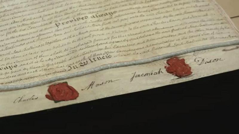 The men who drew the Mason-Dixon Line - BBC News