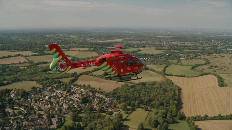 London Air Ambulance celebrates a year with new helicopters - BBC News